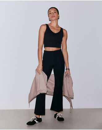 Aim'n Luxe - Legging &eacute;vas&eacute; - Noir