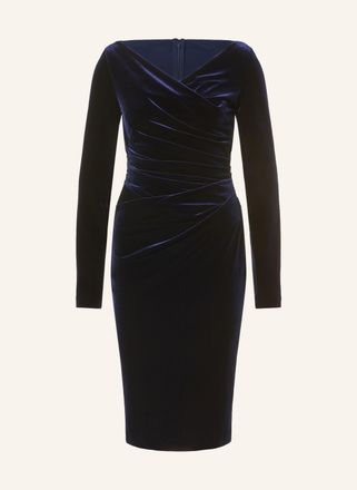 Talbot Runhof Talbot Runhof Cocktailkleid Aus Samt blau