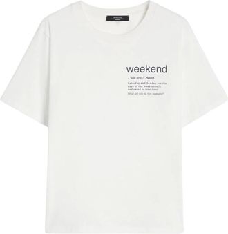 Max Mara Femme, Tops, Blanc, Taille: 44 FR Wkdtenue T-shirt