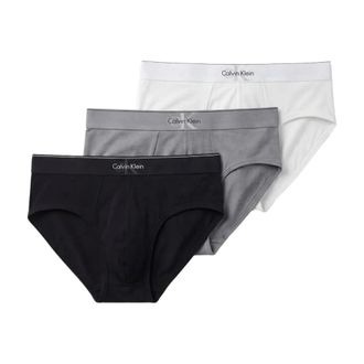 Calvin Klein Homme, Sous-v&ecirc;tements, Multicolore, Taille: M Hip Brief 3PK