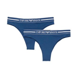 Emporio Armani Damen, Unterw&auml;sche, Blau, MGr&ouml;&szlig;e