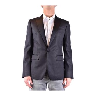 Dsquared2 V-Neck Wollblazer - - Jackets - Herren - Schwarzk - L