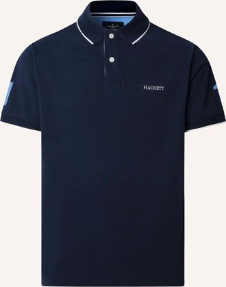 Hackett Poloshirt Heritage Nbr Bk Sash blau