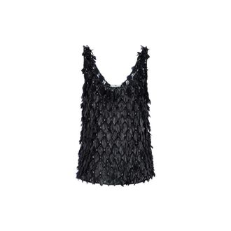 Elisabetta Franchi Damen, Oberteile, Schwarzk, SGr&ouml;&szlig;e