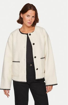 Vila &Uuml;bergangsjacke Kaya 14095199 Beige Loose Fit