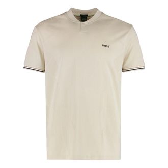 HUGO BOSS Homme, Tops, Beige, Taille: S T-shirt en tissu technique
