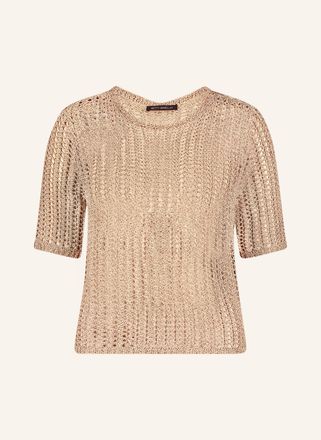 Betty Barclay Strickshirt Mit Pailletten Und Glitzergarn beige