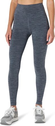 Amazon Essentials Damen Active FormFlex Butterweiche Yoga-Workout-Leggings, hohe Taille, volle Schrittl&auml;nge von 70 cm, Schiefer Space-dye, XXL