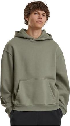 Build Your Brand By284-fluffy Hoody Sweat-Shirt &agrave; Capuche, Vert pal&eacute;olive, XL Homme