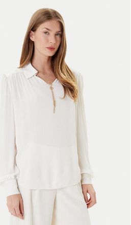 Twin-Set Bluse 252TP2291 Écru Relaxed Fit