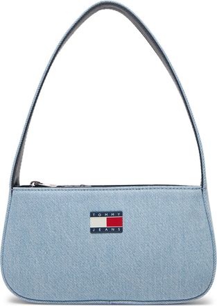 Tommy Jeans Handtasche Tommy Jeans Tjw Ess Must Shoulder Bag Denim AW0AW17363 Himmelblau