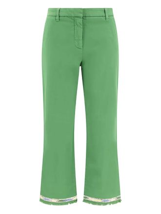 True Royal pantalon &agrave; bords francs - Vert