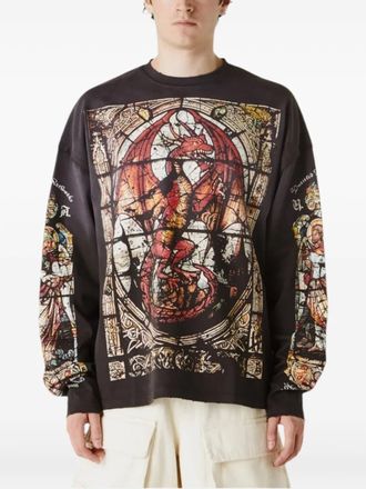 Untitled Artworks t-shirt à imprimé graphique - Noir