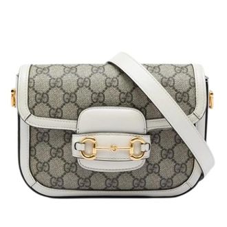 Gucci Sac bandouli&egrave;re Pre-owned en toile - Femme - Pre-owned - Beige - Taille: ONE Size