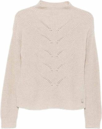 Herno Rundhalspullover - Beige