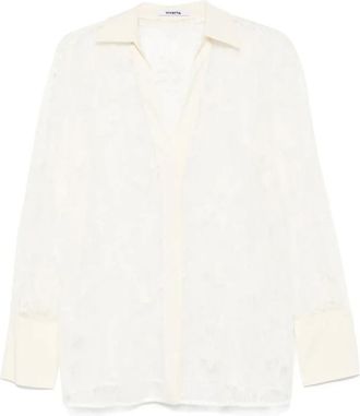 Vivetta Vivetta, Femme, Blouses et Chemises, Beige, Taille: 40 FR Chemises