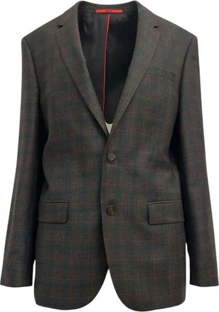 HUGO BOSS Einknopf Sakko - - Suits - Herren - Grau - M