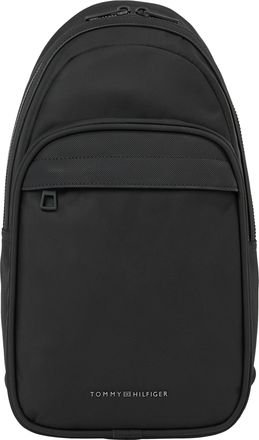 Tommy Hilfiger Herren Umhängetasche Repreve Sling Bag, Schwarz (Black), Einheitsgröße