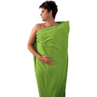 Sea To Summit Schlafsack Premium Cotton Travel Liner - Long (Rectangular) Green