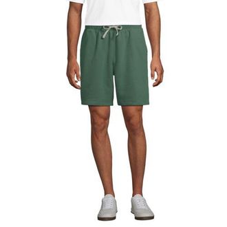 Lands End Serious Sweats Shorts, Herren, Gr&ouml;&szlig;e:56-58 regular, Gr&uuml;n, Baumwoll-Mischung/Polyester-Mischung, by Lands End