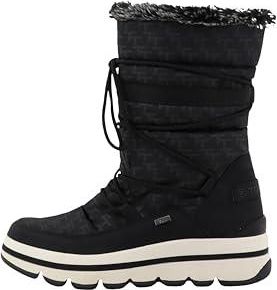 Tom Tailor Femme 4290040007 Botte de Neige, Noir, 40 EU