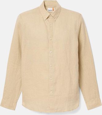 Timberland Mill Brook Leinenhemd f&uuml;r Herren in Beige, Herren, Beige, Gr&ouml;&szlig;e