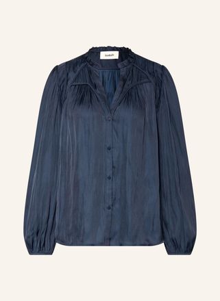 BA&SH Ba&Sh Satinbluse Cesira blau