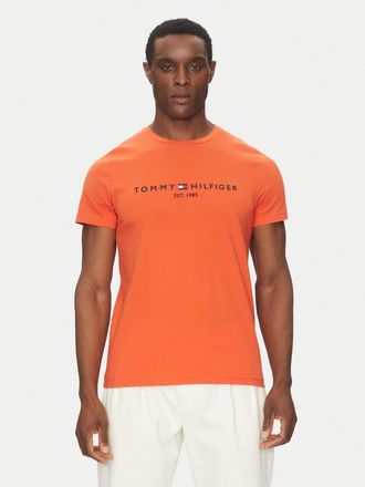 Tommy Hilfiger T-Shirt Logo MW0MW11797 Orange Regular Fit