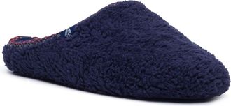 Hush Puppies Good Teddy Polyester Herren Hausschuhe NAVY