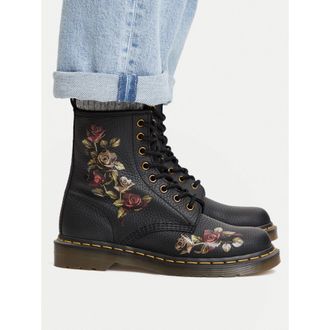 Dr. Martens Schn&uuml;rstiefeletten Dr. Martens 1460 Decayed Roses DM32070001 Schwarz