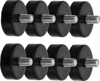 Angoily 8stücke Teiliges Verstellbares Möbel-nivellierset Gewindeschrauben Verstellbare Anti-Vibrations-gummifüße Für Tisch Stuhl Schrank Und Maschinenständer