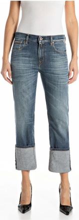 Replay Femme, Jeans, Bleu, Taille: W27 Akeme Cropped Jeans