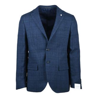 Luigi Bianchi Mantova Homme, Vestes, Bleu, Taille: M Giacca Sfiancata
