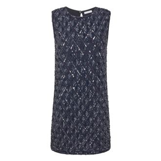 P.A.R.O.S.H. 012 Blu Abito Kleid - - Dresses - Damen - Blau - M