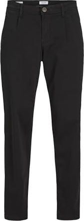 Jack & Jones Jpstbill Jjbowie Pleated Noos Veste, Noir, 28W x 32L Homme