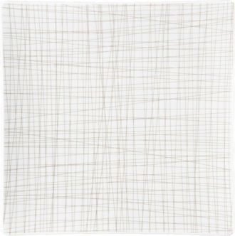 Rosenthal Teller, Speiseteller; Essteller - Mesh Line - Walnut - quadratisch - flach - 27 cm - 1 Stück