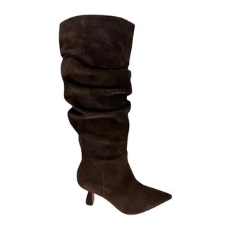 &Aacute;ngel Alarc&oacute;n Spitzer Zehen Absatzstiefel - - Shoes - Damen - Braun - 40 EU
