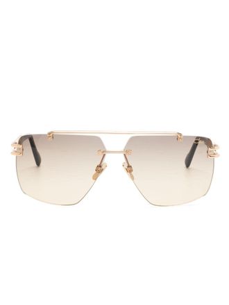 Cazal lunettes de soleil 9107 &agrave; monture oversize - Noir
