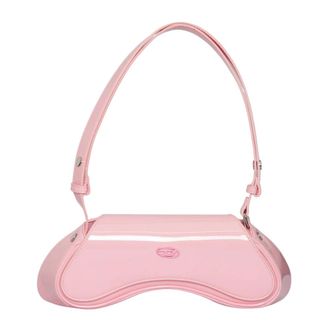Diesel Femme, Sacs, Rose, Taille: ONE Size Sac bandouli&egrave;re brillant