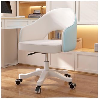 Generic 360&deg; Drehbarer B&uuml;rostuhl Aus PU-Leder Mit Verstellbarer H&ouml;he Und Armlehnen(B)