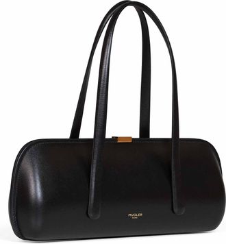 MUGLER Aurora Shoulder Bag - Black