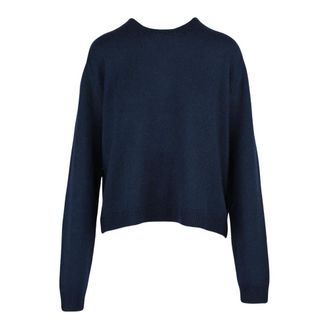 Aspesi Femme, Pulls, Bleu, Taille: 42 FR Pull Col Rond Arri&egrave;re