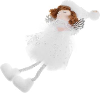 SOLUSTRE Engelpuppen -anhänger Zum Aufhängen Für Weihnachtsbaum Fenster Und Bücherregal Weihnachtsengelpuppen Zum Aufhängen Als Geschenkidee Für Familie Und Fr