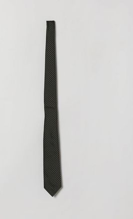 Emporio Armani Krawatte aus 100% reiner Seide mit Punktemuster