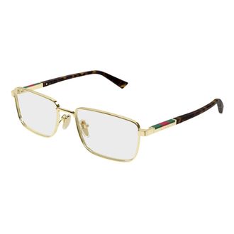 Gucci Eckige Brillen - - Accessories - Herren - Gelb - 55 MM