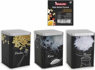 Privilege Metalldose (10,2 x 10,2 x 15 cm)