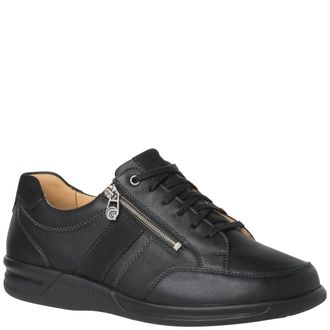 Ganter Herren Kurt-K Sneaker, schwarz, 42.5 EU X-Weit