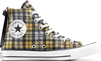 Converse Chuck Taylor All Star - Baskets à carreaux écossais - Jaune et noir