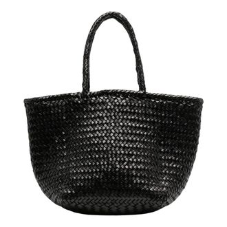 Dragon Diffusion Grace Handwoven Basket Small Tote Bag - - Bags - Damen - Schwarzk - ONE SIZE