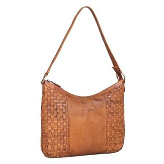 STILORD Katharina Sac &agrave; Main &eacute;l&eacute;gant en cuir tress&eacute; avec bandouli&egrave;re amovible Sac de soir&eacute;e Sac de sortie en cuir v&eacute;ritable, Couleur:larino - marron